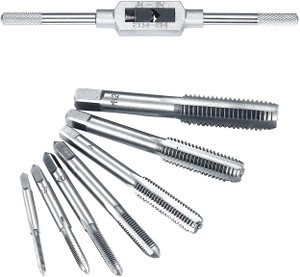 DIY Crafts 8 Pcs Thread Tap Set Adjustable Reamer Tap Wrench Set Metric ...
