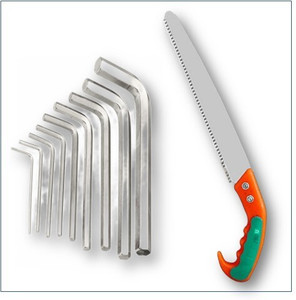 NBS NBS Allen Key Hex-Steel and Handsaw -12" with Plastic Handle Hand ...