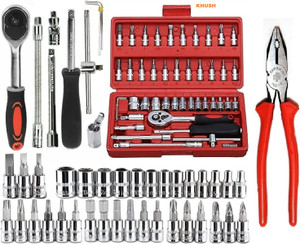 HENGLOBE 46-in-1 Socket Set ulti Purpose Tool Kit w/ Wrench & Precision ...
