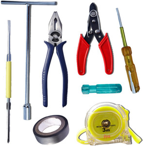 Jiya S694 TOOLS -STEEL T 10MM I MEASUREMENT TAPE3M I PILER I TESTER I ...