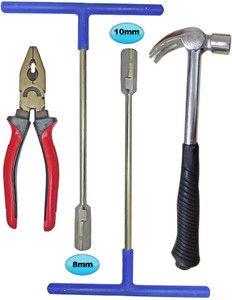 Inditrust Heavy duty 2pc Hex T Spanner (8 &10)mm Claw Hammer & Plier ...