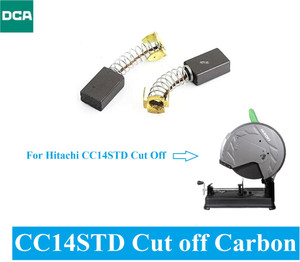 SINAL Carbon Brush Set (DCA Make) For Hitachi Cutoff Model CC14STD ...