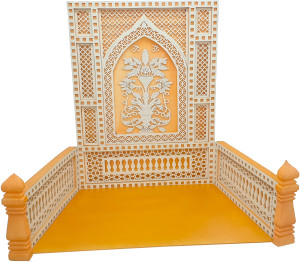 Epraiser DIY Ganpati Makhar for 4 Ft Idol Elegant Lasercut Led Lights ...