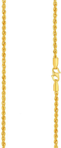 MALABAR GOLD & DIAMONDS BIS Hallmark 20 Inches Curb Chain Yellow Gold ...