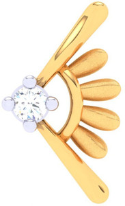 PC Chandra Jewellers Rare Shaped (585) 14kt Yellow Gold Nose Wire Price ...