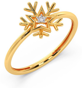 Candere by Kalyan Jewellers Precious Gold & Diamond Ring 18kt Yellow ...