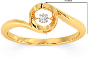 Candere by Kalyan Jewellers 14K (585) Yellow Gold Single Stone SIIJ ...