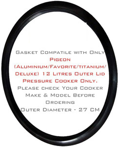 PRV Compatible For Pigeon Aluminium Deluxe, Favourite 12 Litres Outer ...