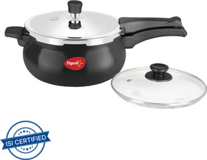 Pigeon Titanium Handi 5L 5 L Outer Lid Induction Bottom Pressure Cooker ...