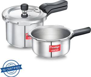 Prestige Svachh combo 3 L, 2 L Outer Lid Induction Bottom Pressure ...