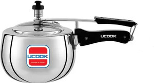 UCOOK 3 L Inner Lid Induction Bottom Pressure Cooker Price in India ...