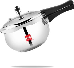 PNB Kitchenmate Excel Cooker | Gas Base outer Lid | Stainless Steel | 1 ...
