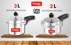 Protein 2 L, 3 L Outer Lid Pressure Cooker Price in India - Buy Protein ...