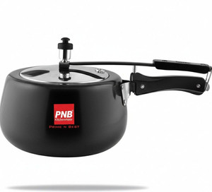 PNB Kitchenmate Onyx Pressure Cooker | 4mm Black 6.5 L Inner Lid ...