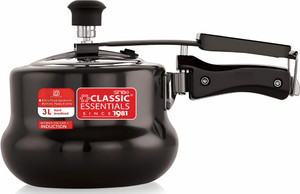 Classic Essentials Hard Anodised Handi Shape Cooker | ISI Certified ...