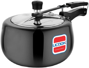 UCOOK By United Ekta Engg. Royale Duo 2ltr hard anodised inner lid 2 L ...