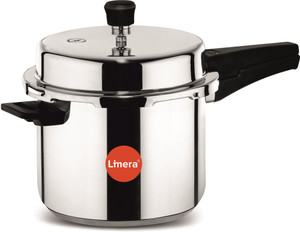 Limera Premio Stainless Steel 5 L Outer Lid Induction Bottom Pressure ...
