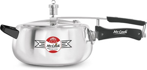 Mr.Cook Mr cook super shine 3L 3 L Inner Lid Induction Bottom Pressure ...