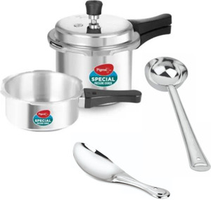 Pigeon Special Cooker with 2 Ladle , 3 L, 2 L Outer Lid Pressure Cooker ...