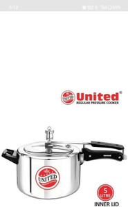 United 5 L Inner Lid Pressure Cooker Price in India - Buy United 5 L ...