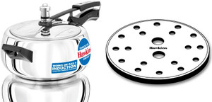Hawkins Contura Stainless Steel Cooker With Stainless Steel Grid (17cms ...