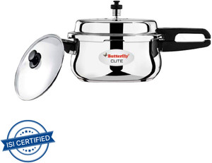 Butterfly cute 5.5 liter cooker 5.5 L Outer Lid Induction Bottom ...