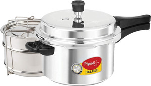 Pigeon Deluxe 5L Cooker + Separator 5 L Outer Lid Pressure Cooker Price ...