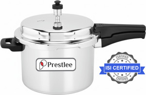 Prestlee DELUXE 5 Liter Aluminium Outer lid Pressure Cooker 5 L Outer ...