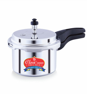 Classic Steels Heavy Bottom Induction Base Outer Lid Aluminium Pressure ...