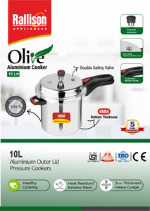 Rallison Appliances 10 L Outer Lid Pressure Cooker Price in India - Buy ...
