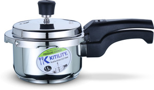 KITILITY Platinum 1.5 L Inner Lid Induction Bottom Pressure Cooker ...