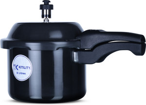 KITILITY Hard Anodized Pressure Cooker 5 L Inner Lid Induction Bottom ...