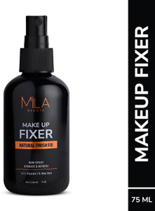 mila beaute Natural Makeup Fixer Non-Sticky Makeup Setting Spray Primer ...