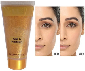 HUZURLU WATERPROOF & LONG LASTING 24K GOLD TUBE GEL PRIMER Primer - 50 ...