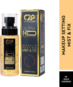 C2P Professional Makeup Ultra HD Long Lasting Shimmer Makeup Fixer ...