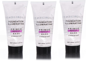 BLUEMERMAID Transparent Face Primer Waterproof Tube PACK OF 3 Primer ...