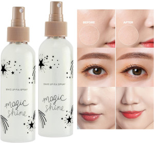tanvi27 Quick Dry Magic Shine Makeup Fixer Setting Spray Combo Primer ...