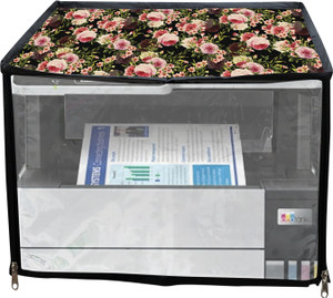 JMT Printer Cover For Epson Eco Tank L6490 Printer (Black Rose Print ...