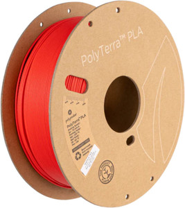 Polymaker PolyTerra™ PLA Filament (Lava Red)- Eco-Friendly 3D Printer ...