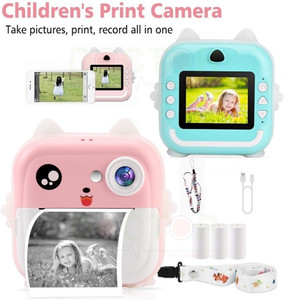 ENMORA Camera Children Kids Instant Camera 24MP Kids Digital fds6 Multi ...