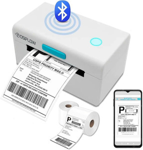 Shreyans 4inch Barcode Label + Receipt Printer for Printing Shipping ...