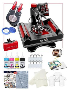 MY PRINT Heat Press 5 in 1 Multi Functional Printing Machine Multi ...