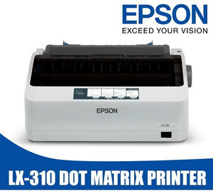 Epson LX-310 Dot Matrix Printer Single Function Monochrome Dot Matrix ...