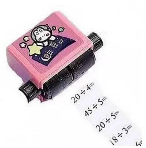 LATHIYA FAB Roller Design Digital Teaching Stamp, Math Stamps "Division ...