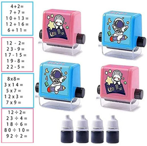 Virth Roller Design DigitTeaching Stamp, Math Stamps Math Stamps( +,-,x ...