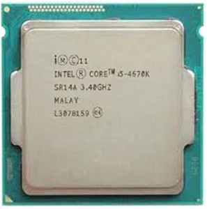 Intel i5-4670K(4Th Generation ) 6 MB Smart Cache 3.4 GHz LGA 1150 ...