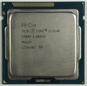 Intel core I3 3rd gen 3240 3.4 GHz LGA 1155 Socket 4 Cores Desktop ...