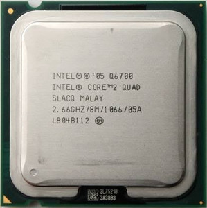 Intel Core 2 Quad Q6700 2.66 GHz LGA 775 Socket 4 Cores Desktop ...