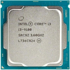 Intel Core i3 9th Generation 9100 Tray (without Fan) 3.6 GHz Upto 4.2 ...