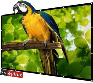 Spline 65 Inch Projector Screen,4K HD 16:9 (W) 56 In x 32 In (H ...